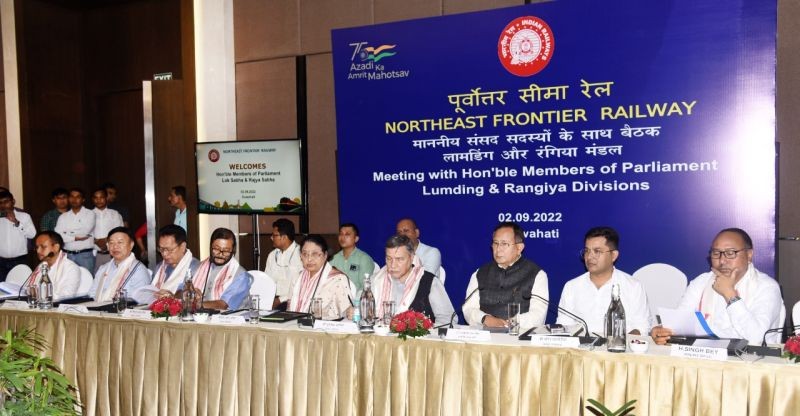 NFR officials hold meeting with MPs of Rangiya, Lumding divisions ...