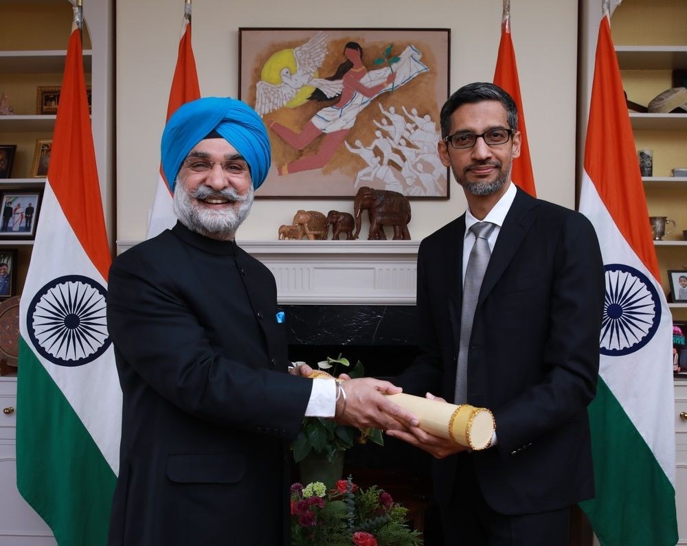  I Carry India Wherever I Go Reiterates Google CEO Sundar Pichai