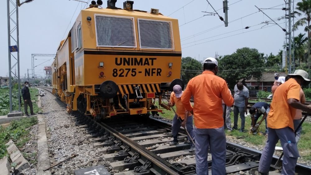 NF Railway undertake track renewal works | MorungExpress ...