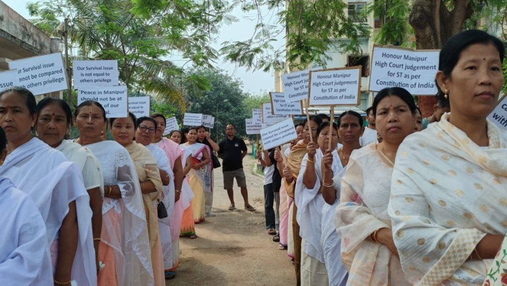 Dimapur Meetei community rally for inclusion in ST list | MorungExpress ...