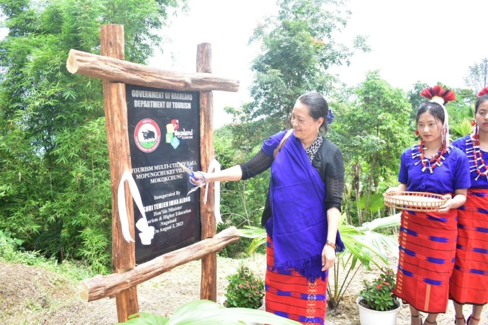 Mopungchuket Tourism logo, multi-utility hall inaugurated ...