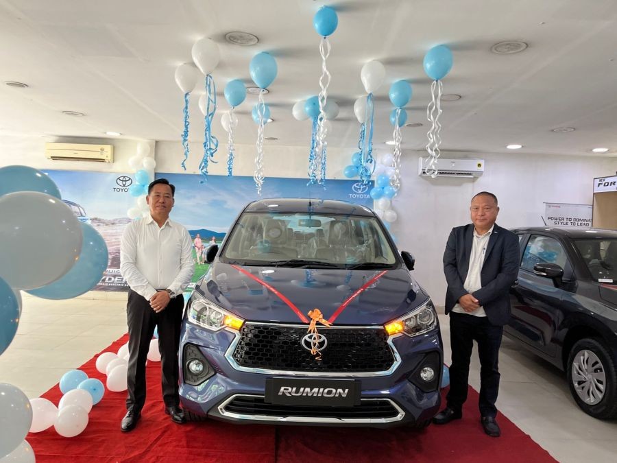 Toyota rolls out its new ‘Rumion’ model in Nagaland | MorungExpress ...