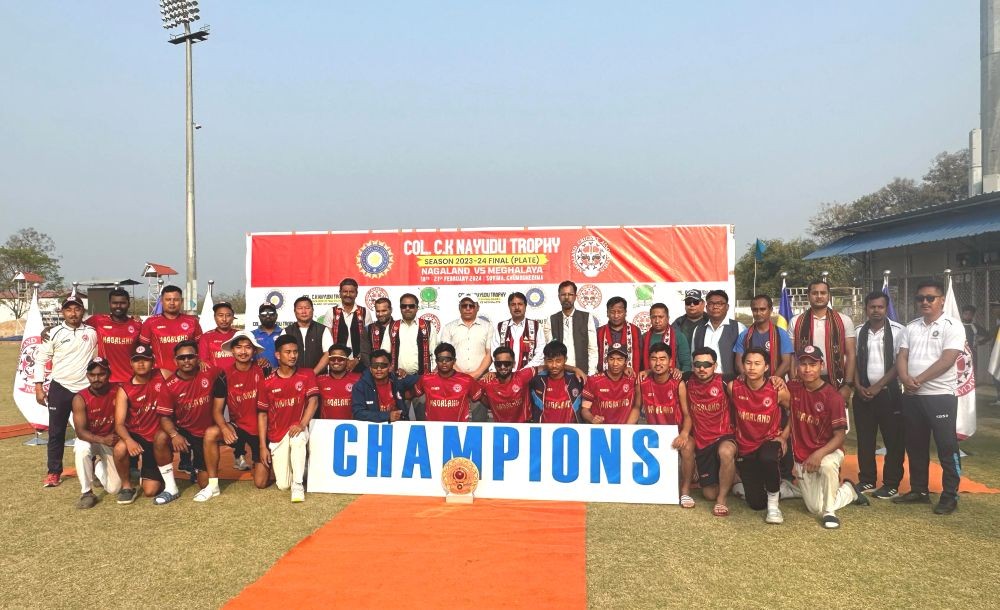 CK Nayudu Trophy: Nagaland beat Meghalaya to win Plate final ...