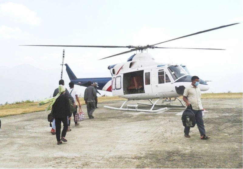 NST notifies on weekly helicopter schedule and rate | MorungExpress ...