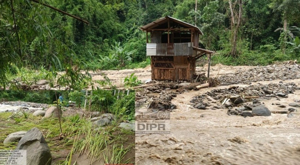 Shepe River floods destroy farms, plantations in Longleng ...