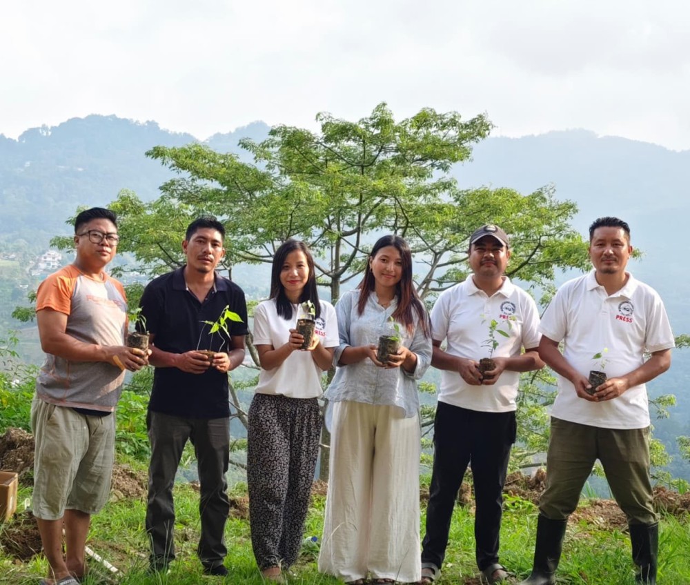 Mokokchung Press Club marks Foundation Day with cherry blossom ...